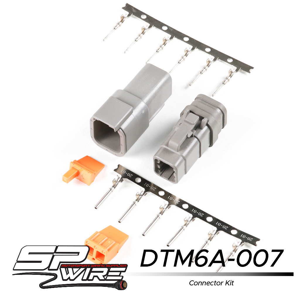 DTM6A-007 #ปลั๊กDTM 6 Pin Backshell-Spwire motorsportwiring | Shopee Thailand