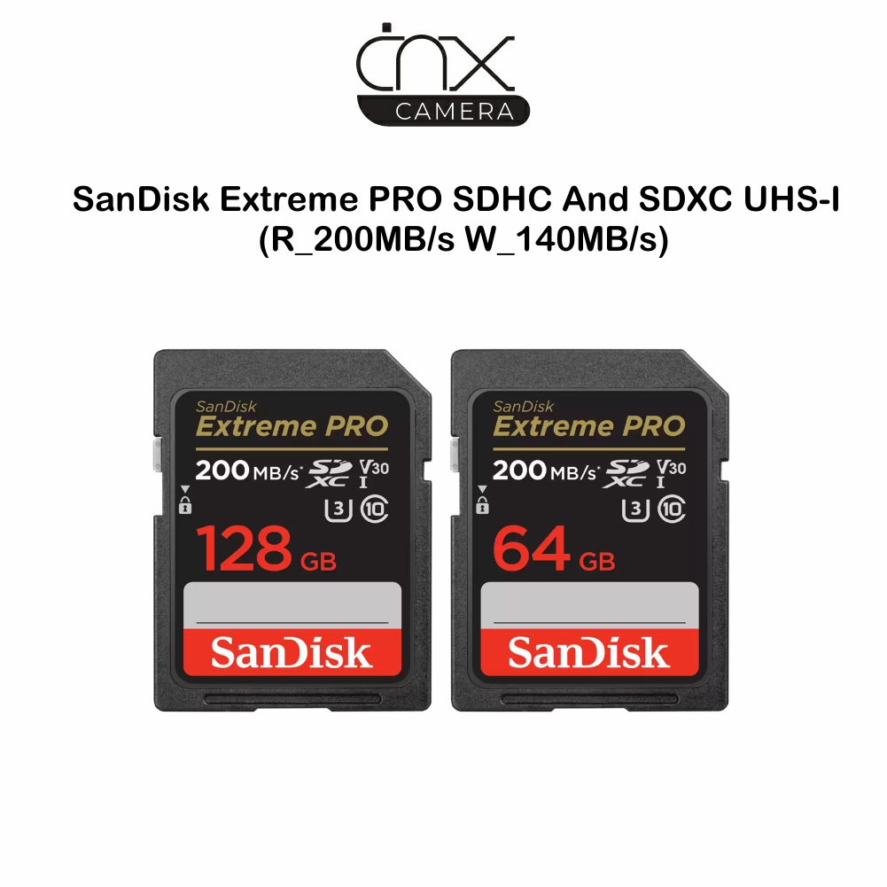  Sandisk SD 64GB 170MB Extreme Pro 128GB 170MB Extreme