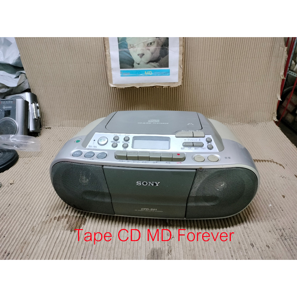 Sony CFD S-01 เล่นได้ครบ ทั้งเทป CDและ FM | Shopee Thailand