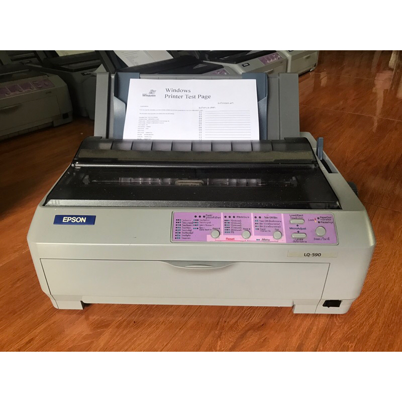 Epson LQ 590 เครื่องPrintใบเสร็จ มือสองภาพสวยพร้อมใช้ หัวเข็มเต็มก็อปปี้ 5ช้ัน ได้สบาย | Shopee ...