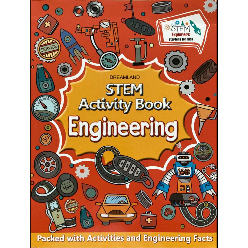 STEM Activity Books STEM for kids แบบฝึกหัดเสริมพัฒนาการสเต็ม | Shopee ...