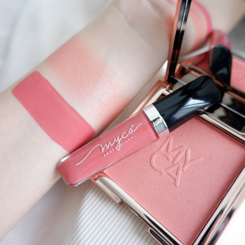 แพ็คคู่ ลิปสติก Myca Madmatte+บลัชออน Myca Cheeknature | Shopee Thailand