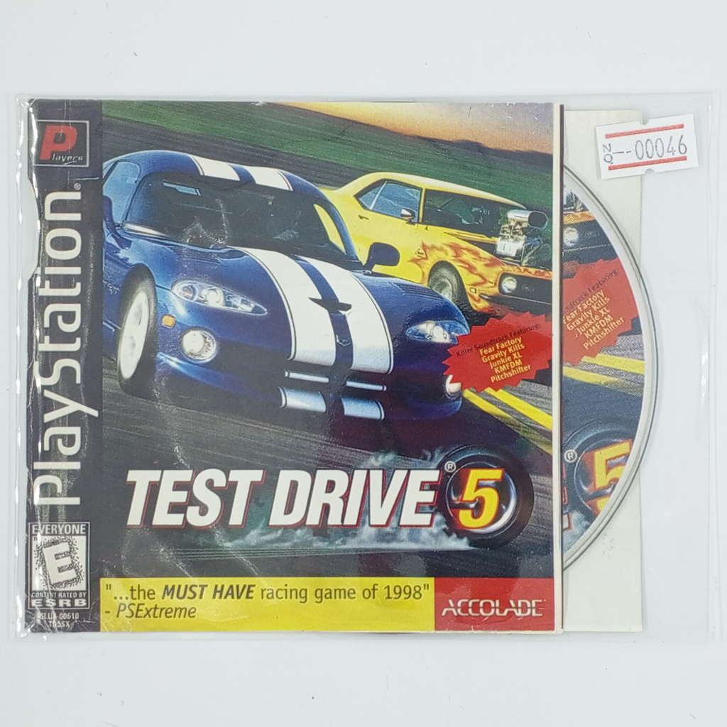[00046] TEST DRIVE 5 (US) แผ่นเกมก็อปปี้ PS1 แผ่นเกมปั๊มโรงงาน มือสอง ...