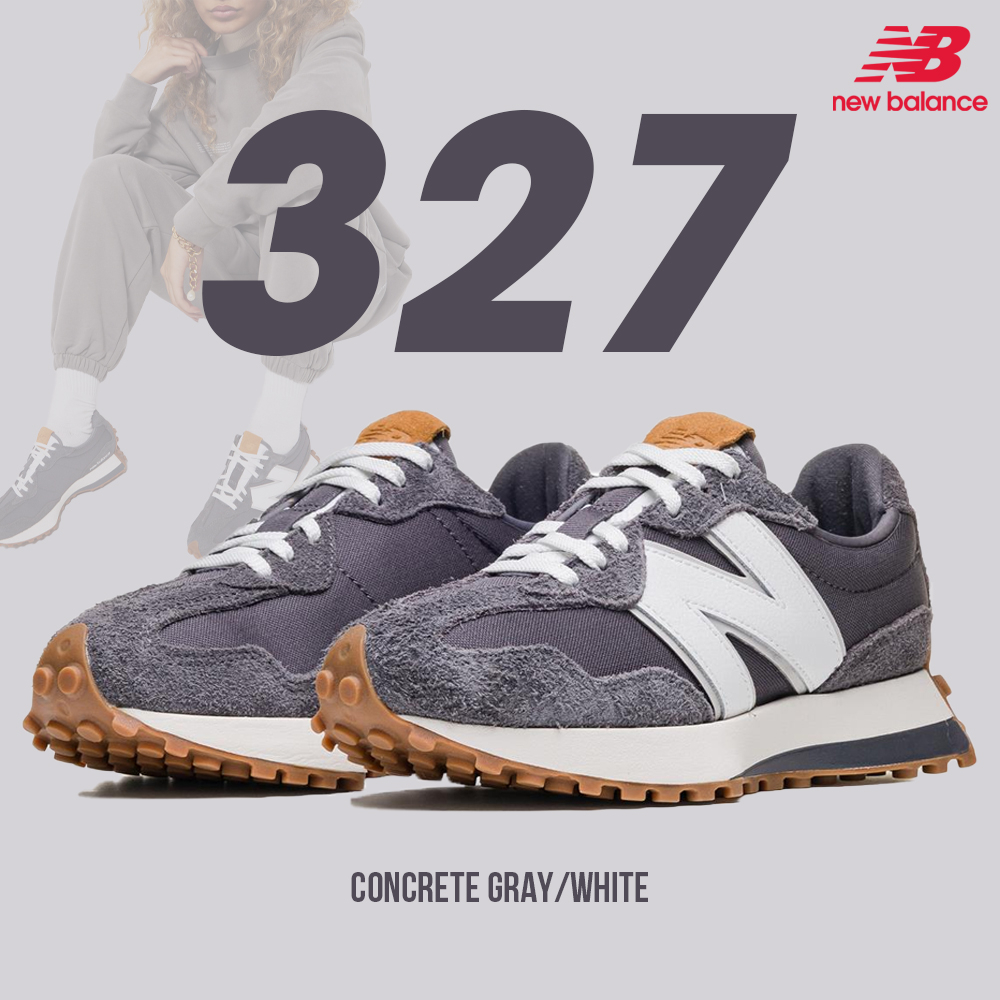 New Balance รองเท้าผ้าใบ รองเท้าลำลอง NB W 327 LFSTY WS327CG (3490 ...
