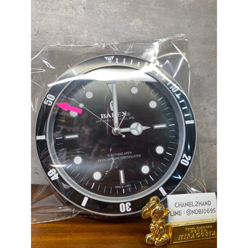 มีโค้ดลด100ทักib แท้ CHANEL2HAND99 A BATHING APE22 BAPEX BAPE WallClock ...