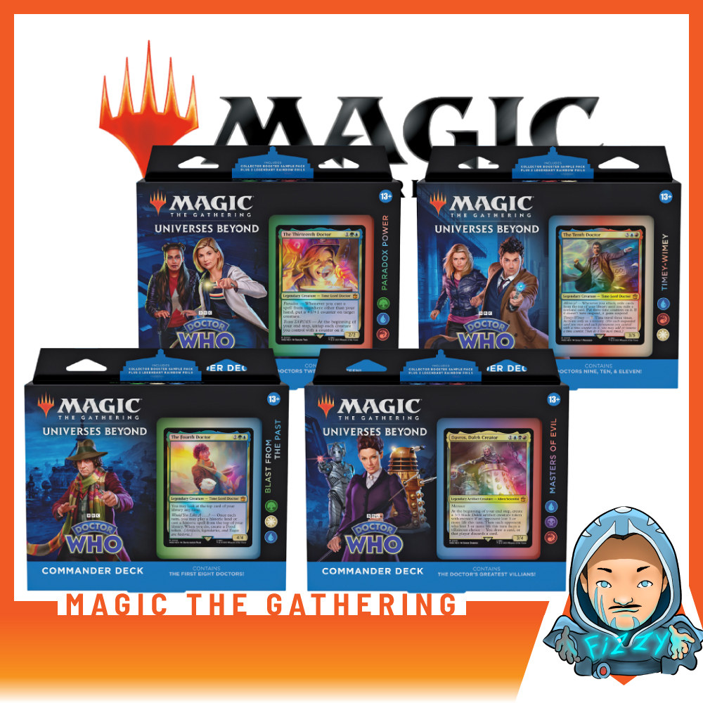 [FIZZY] Magic the Gathering (MTG): Doctor Who - Commander Deck | Shopee ...