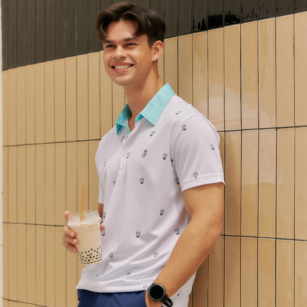 GIMME เสื้อโปโล Boba Golf Polo Shirt | Shopee Thailand