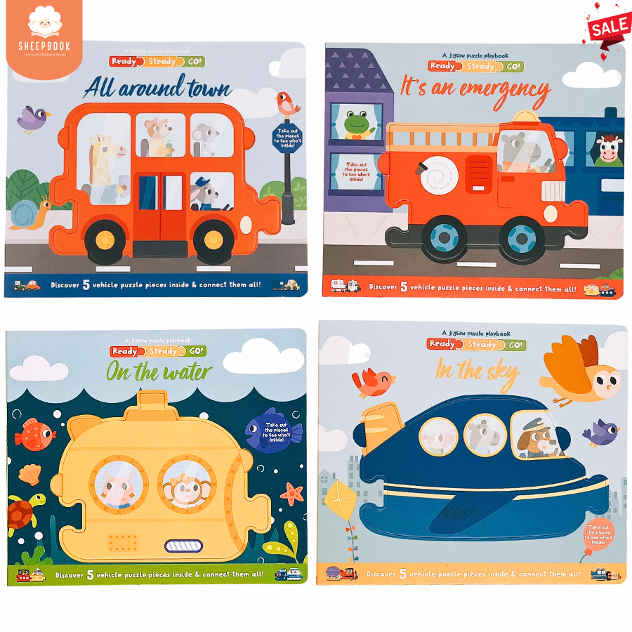 บอร์ดบุ๊คจิ๊กซอว์ Ready Steady Go (jigsaw playbook) #Sheepbooksheepbook ...