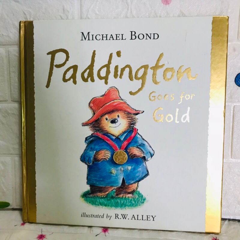Michael Bond Paddington Goes for Gold หนังสือนิทานปกแข็งมือสอง-cc1 ...
