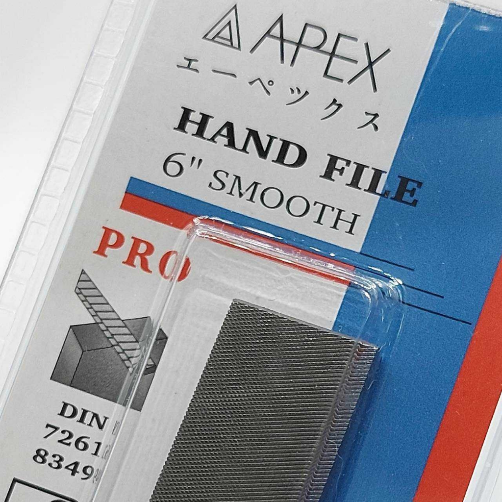 Apex Pro ตะไบแบนพร้อมด้าม ความยาวไม่รวมด้าม 6/8/10/12 นิ้ว ( Hand File ...