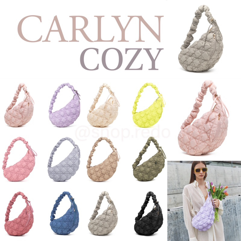 CARLYN Cozy M Bag 🌨️ของแท้ นำเข้าจากเกาหลี | Shopee Thailand