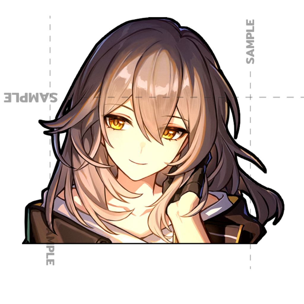 Stelle star rail Sticker สติ๊กเกอร์ 2 แผ่น honkai star rail ฮอนไค MC ...