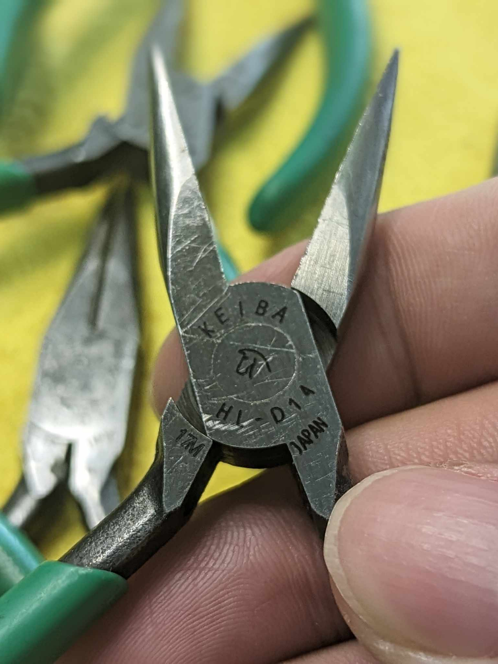 พร้อมส่ง คีมปากแหลม Keiba 5" แท้มือสองญี่ปุ่น ไม่มีสปริง | Shopee Thailand