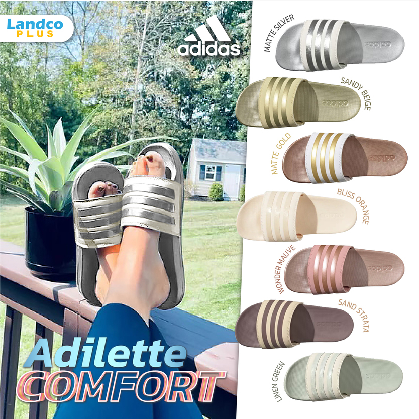Adidas Collection รองเท้าแตะ Adilette Comfort GX4305 / GW8746 / GW8741 ...