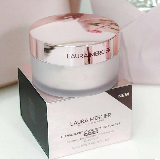 Laura Mercier Translucent Loose Setting Powder – Pink Tone-Up 29g ...
