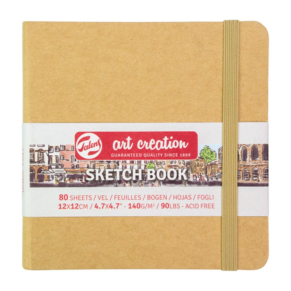 Talens Art Creation Sketch Book 140 Grams 80 Sheets I สมุดสเก็ตช์ปกหนัง ...