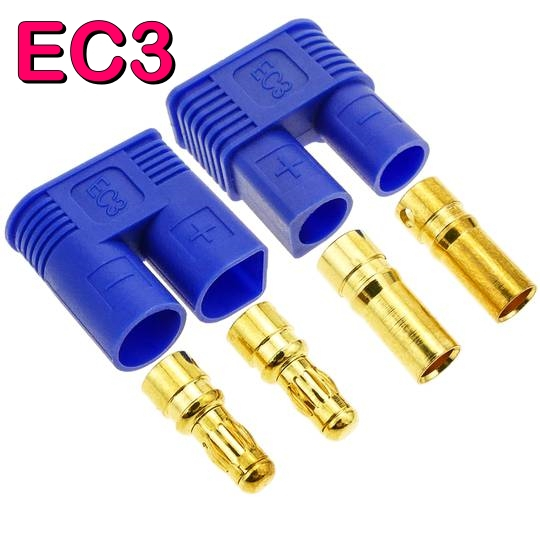 ขั้วต่อสายไฟ EC3, EC5, EC8 Banana Plug High Current สำหรับงานแพ็คแบตเตอรี่ [1 คู่] | Shopee Thailand