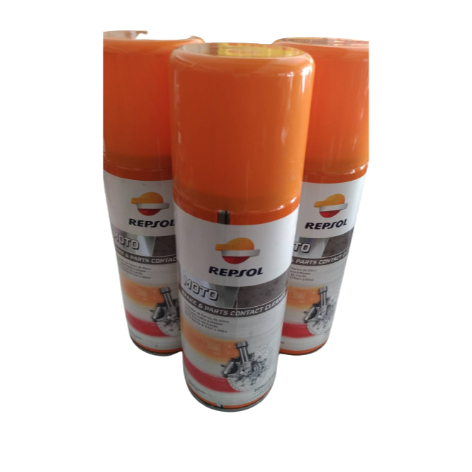 Repsol moto brake & part contact cleaner สเปรย์ทำความสะอาดระเหยไว ล้างปั๊มคาร์ลิเปอร์ ผ้าเบรค ...