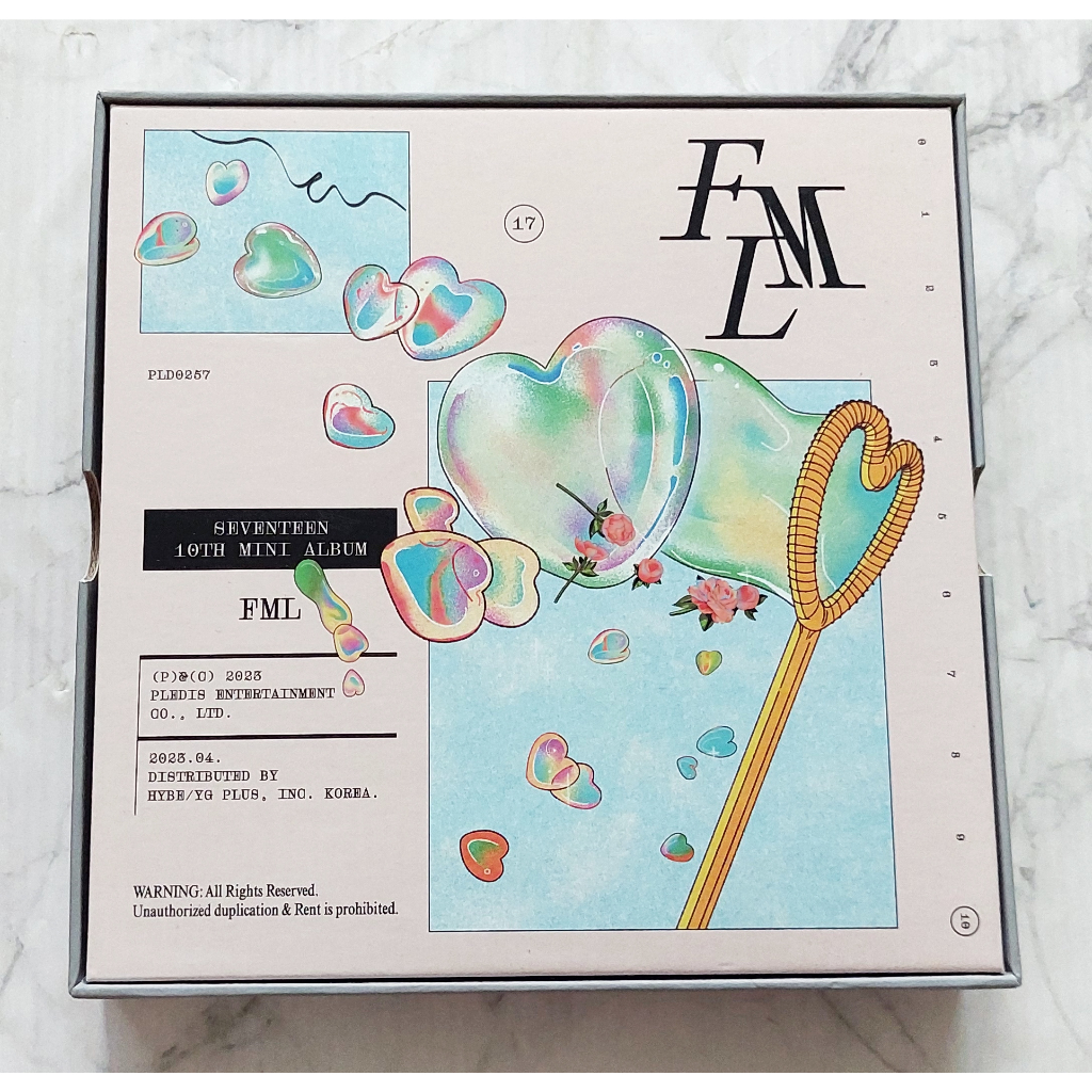 อัลบั้ม SEVENTEEN - FML Album เวอร์ CARAT ปก Hoshi แกะแล้ว ไม่มีการ์ด ...
