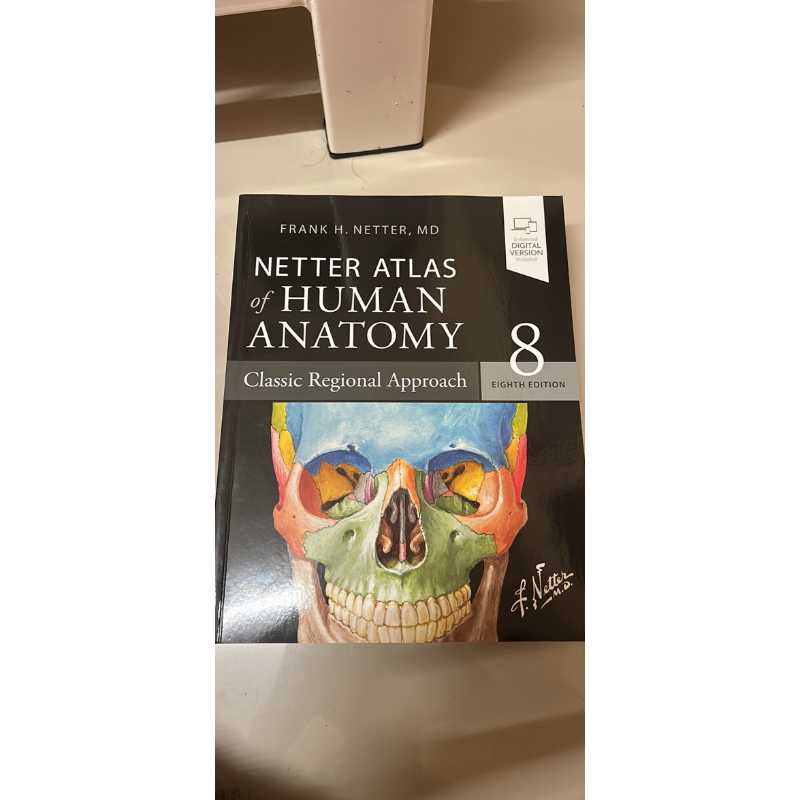 Netter Atlas of Human Anatomy: Classic Regional Approach 8ED สภาพมือ 1 ...