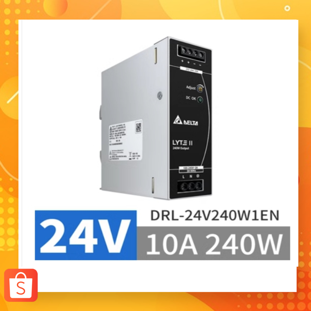 Delta Power Supply Model DRL-24V240W1EN 24V/10A(240W) 85-264VAC 1Phase ...