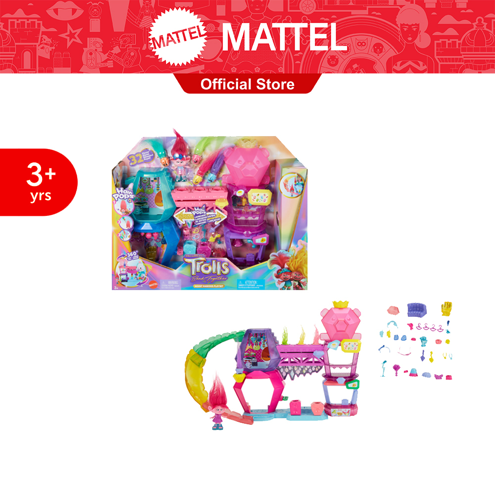 Trolls 3 Band Together Mount Rageous Playset ตุ๊กตา โทรลล์ 3 แบนด์ ทูเก ...