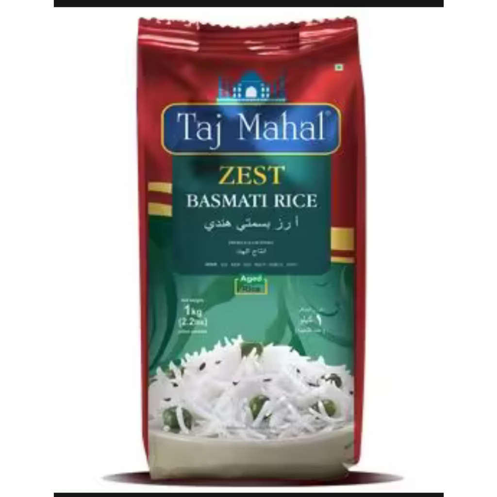 Taj Mahal Zest Basmati Rice 1 KG | Shopee Thailand