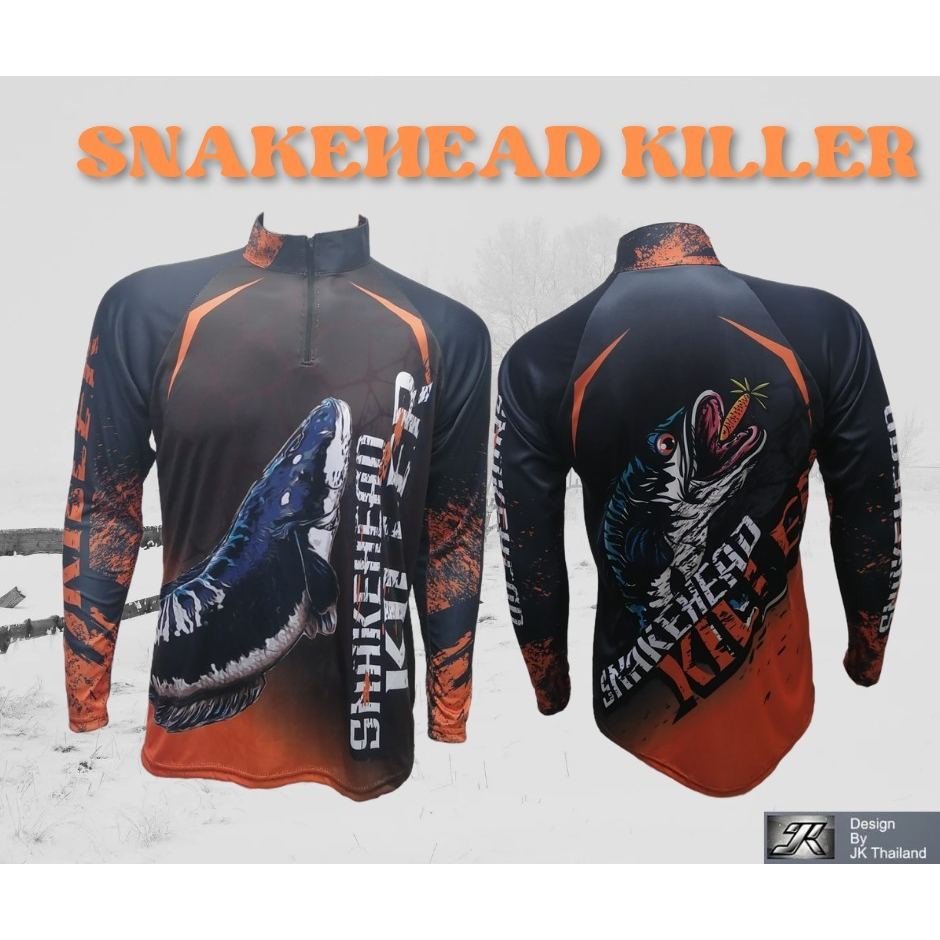 SNAKEHEAD KILLER เสื้อตกปลา,มอไซร้,จักรยานJK Thailand กันยูวี ป้องกัน ...