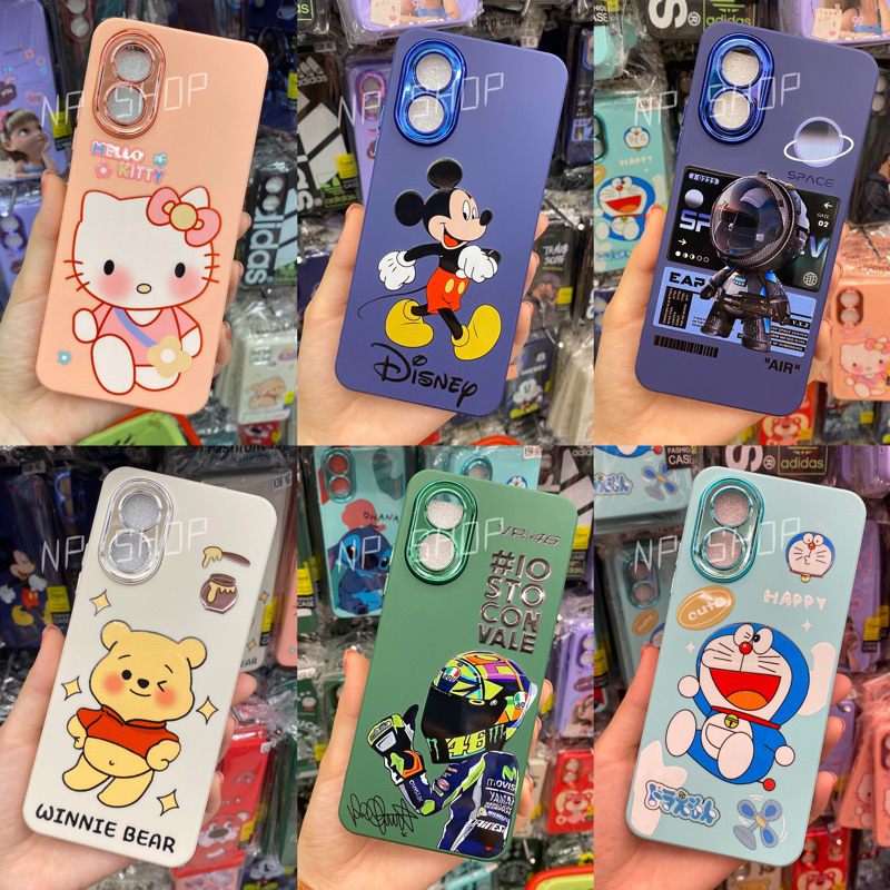 เคสกำมะหยี่การ์ตูน สำหรับ Oppo A3 A3x A79 5g A38 4g A18 5g