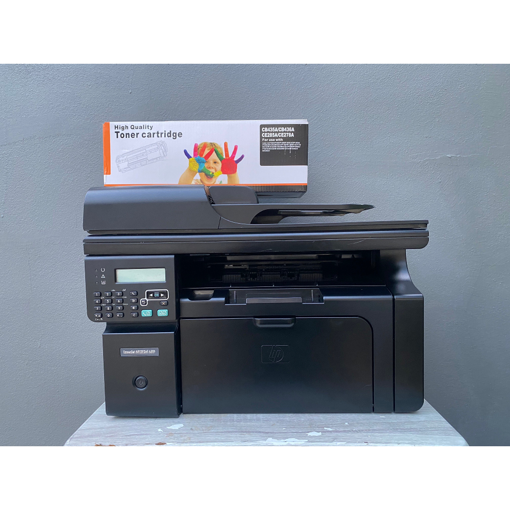 ปริ้นเตอร์มือสอง HP LASERJET M1212nf + หมึก 285A หมึกใหม่ Printer Copy ...