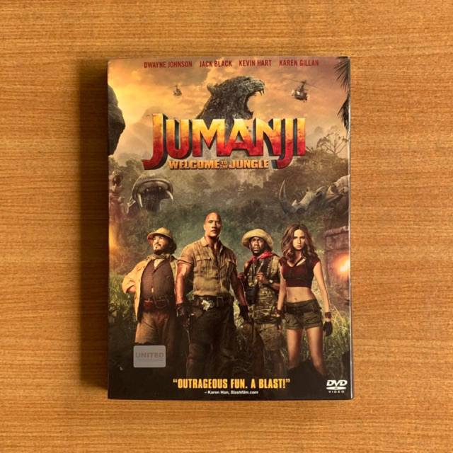DVD : Jumanji Welcome to the Jungle (2017) จูแมนจี้ เกมดูดโลก [มือ 2 ปก ...