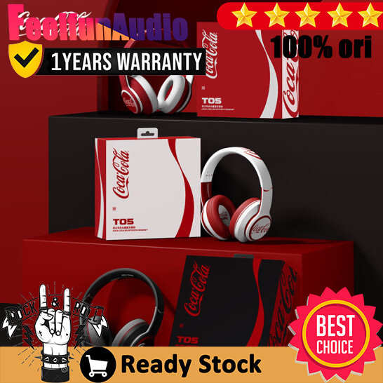 Coca-Cola Co-Branded T05 Wireless Bluetooth Headphones | Shopee Thailand