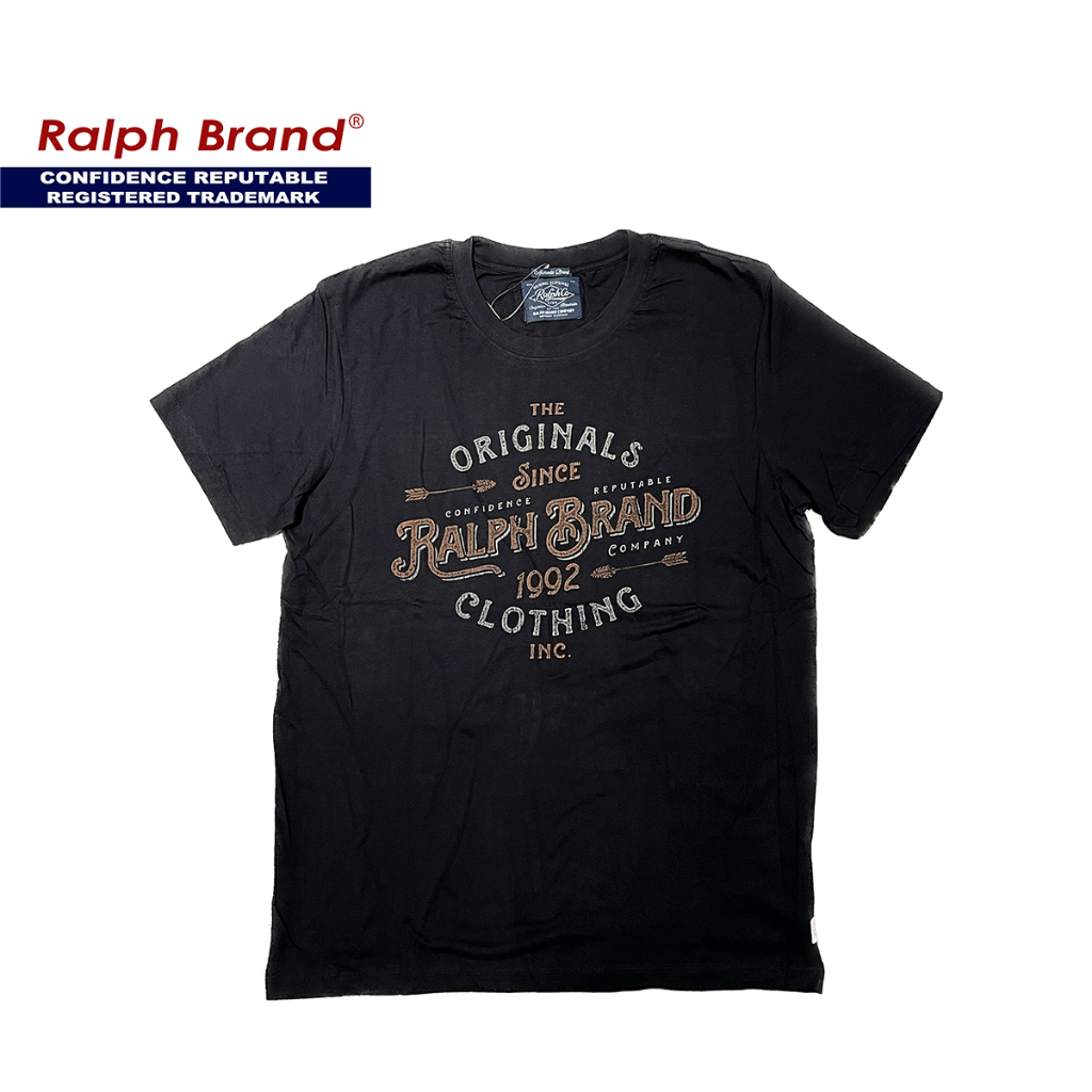 (พร้อมส่ง) Ralph Brand Heritage007 เสื้อยืดผู้ชาย ผ้าฟอก นุ่ม สบาย ...