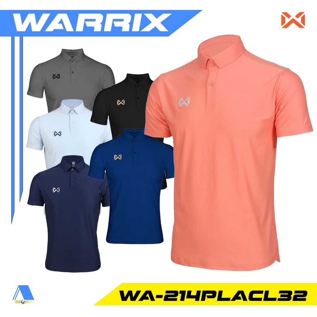 [[ส่งฟรี!! มีเงินคืน]] WARRIX เสื้อโปโล รุ่น PREMIUM รหัส WA-214PLACL32 ชุดที่ 1 แท้100% ...