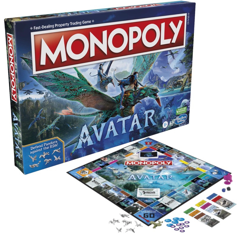Monopoly Avatar Edition Board Game for 2-6 Players, Family Game for ...