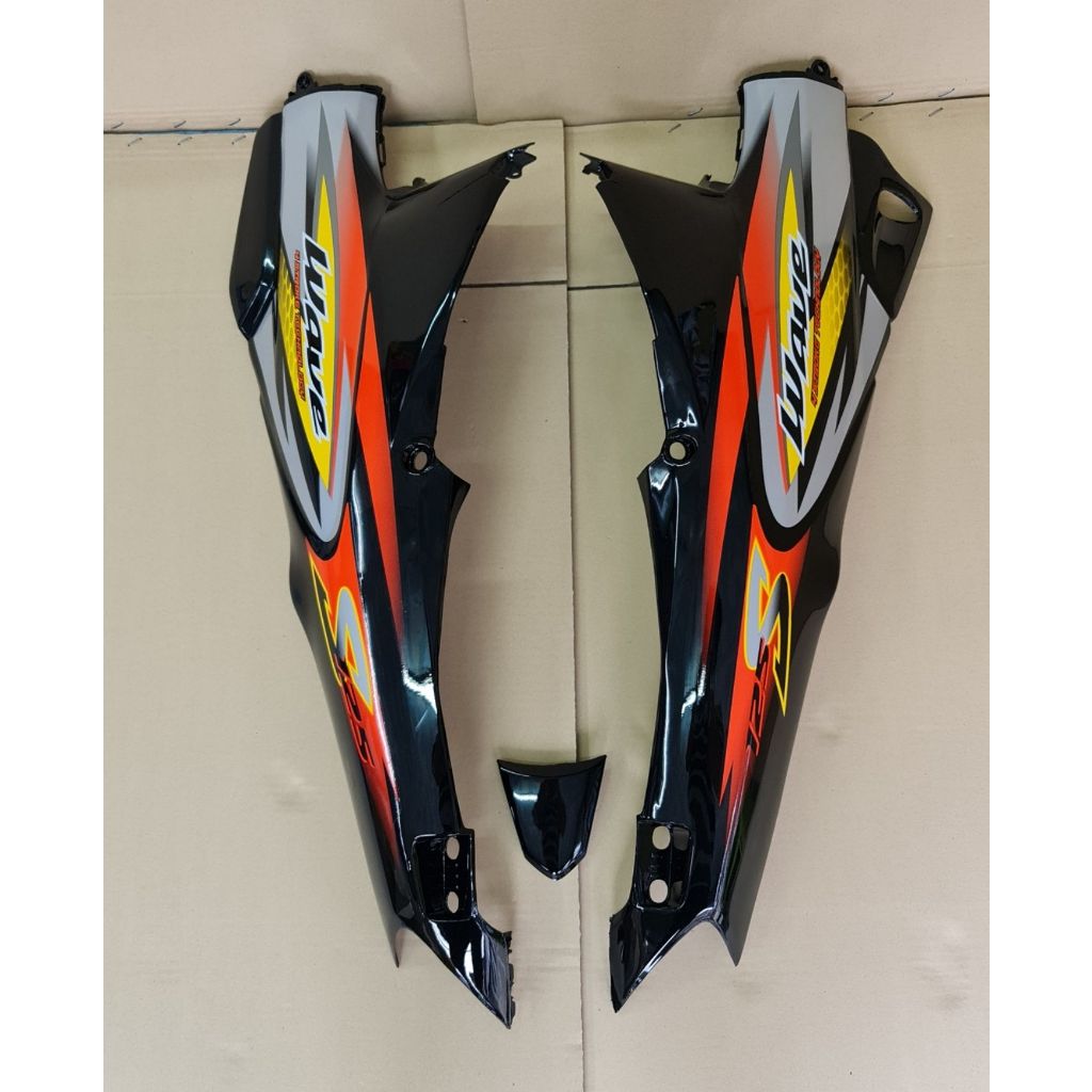 ชุดท้าย wave125r เวฟ125s ฝาข้างท้าย กาบรถ ชุดสี แฟริ่ง เฟรมรถ wave125s ...