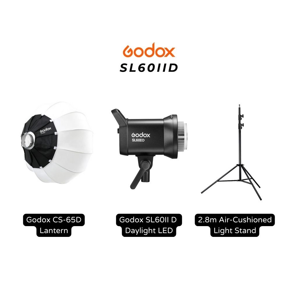 ชุดไฟสตูดิโอ Godox SL60IID Daylight Studio Light Set แบบครบเซ็ต 60W ...
