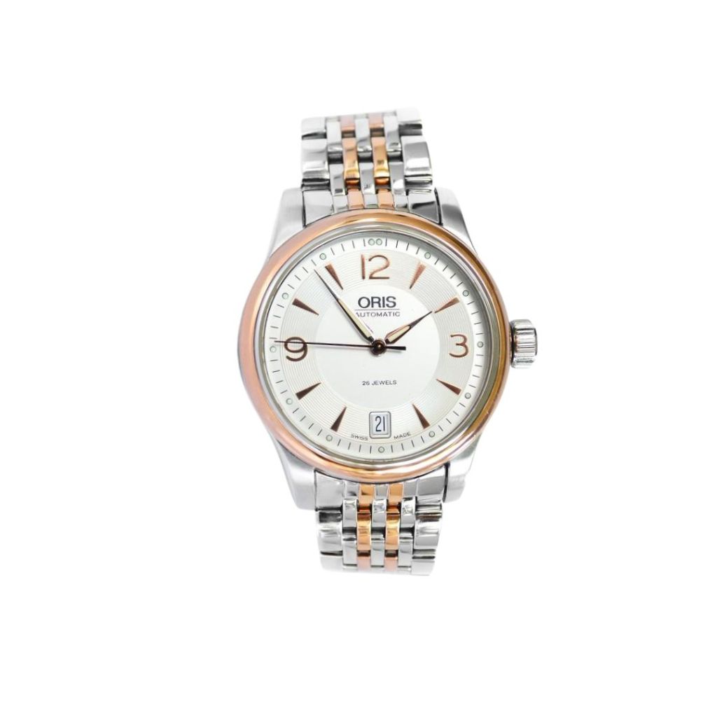 ORIS swiss Automatic กระจกแซฟไฟร์ ฝาหลังใส รับประกัน 1ปี | Shopee Thailand