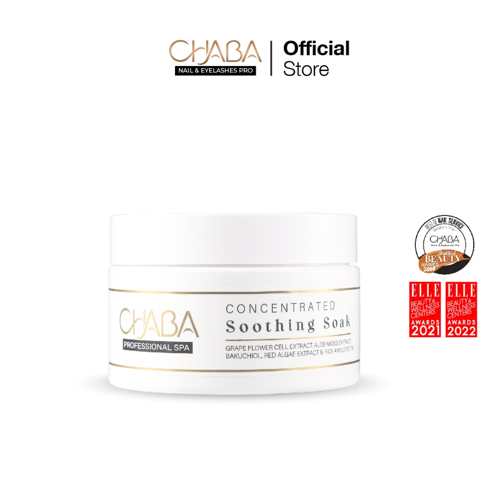 CHABA Professional Spa Concentrated Soothing Soak 250g. คอนเซ็นเทรท ซูท ...