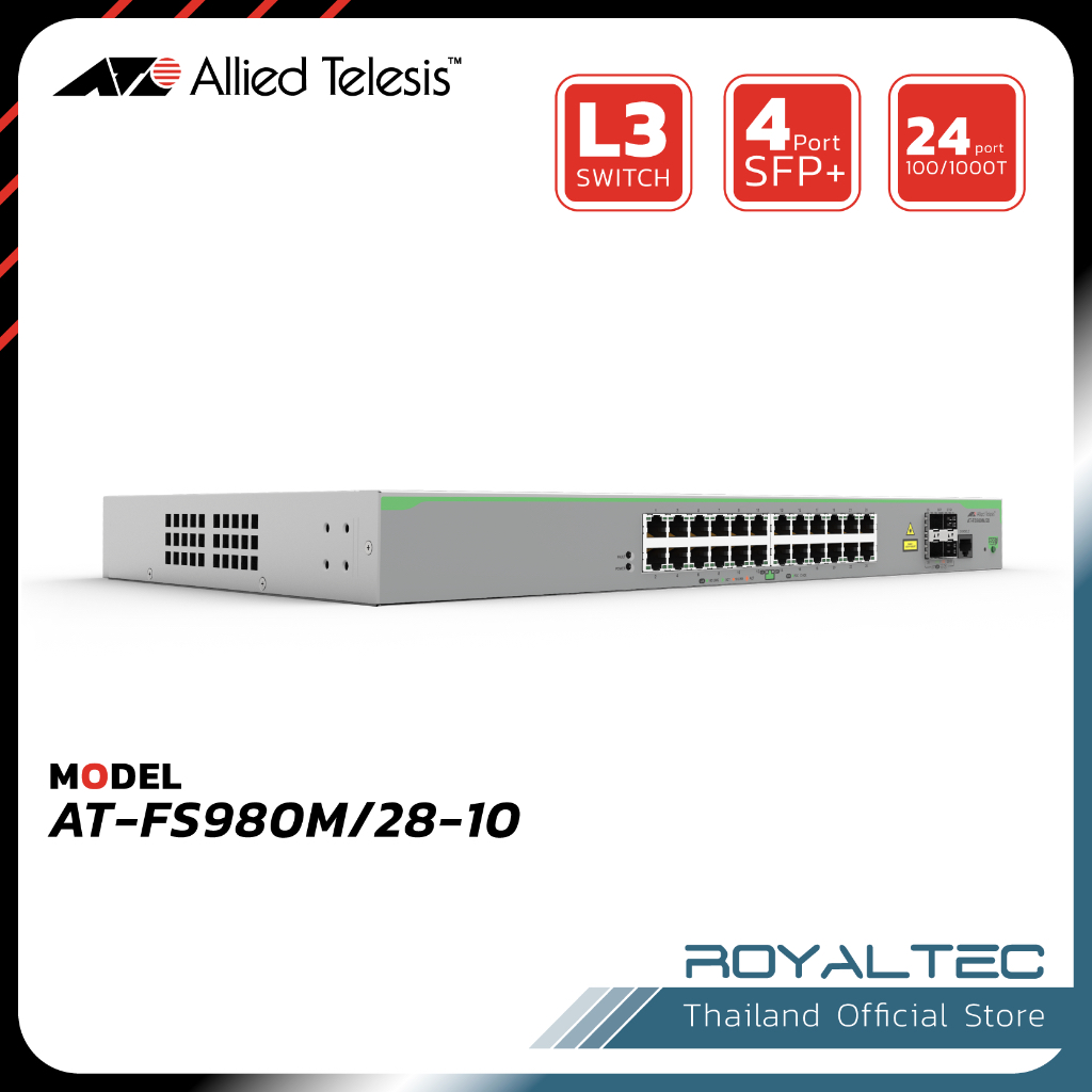 Allied Telesis Model AT-FS980M/28-10 | Shopee Thailand