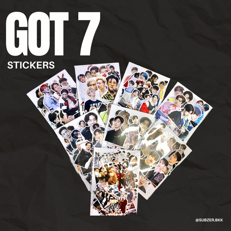 GOT7 Stickers (สติ๊กเกอร์ไดคัท GOT7) | Shopee Thailand