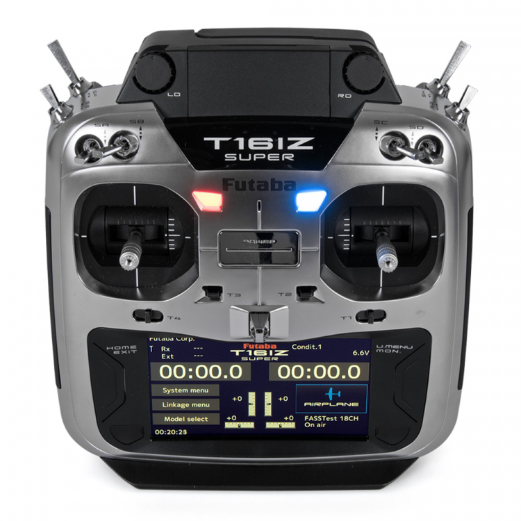 Futaba 16IZ super MODE2 18-Channel 2.4 GHz Transmitter with R7308SB ...