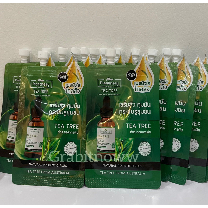 Plantnery tea tree probiotic intense serum แพลนท์เนอรี่ เซรั่มสิว คุม ...