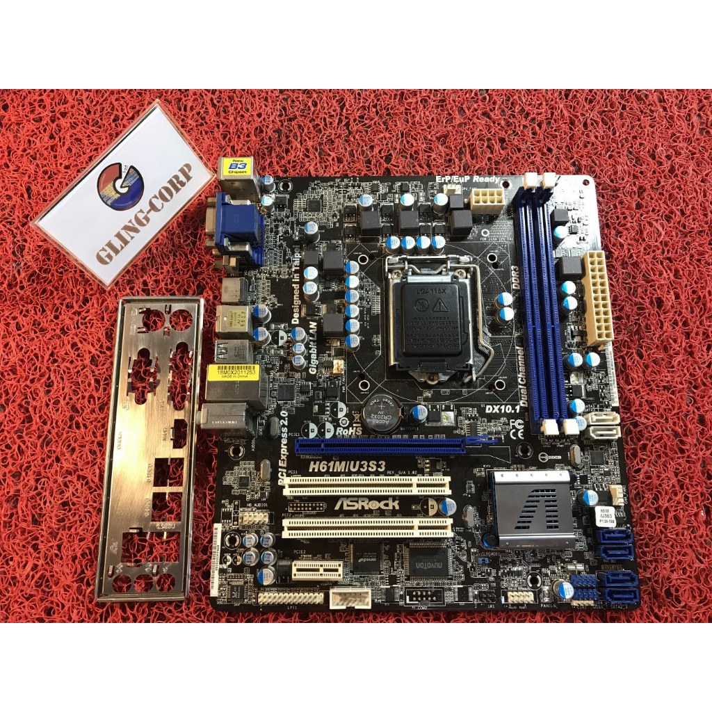 LGA1155 MAINBOARD ASROCK RAM 2 SLOT mATX - หลายรุ่น / H61M / H67M ...