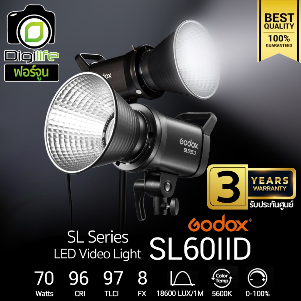 Godox LED SL60IID 70W 5600K Bowen Mount - รับประกันศูนย์ Godox Thailand ...