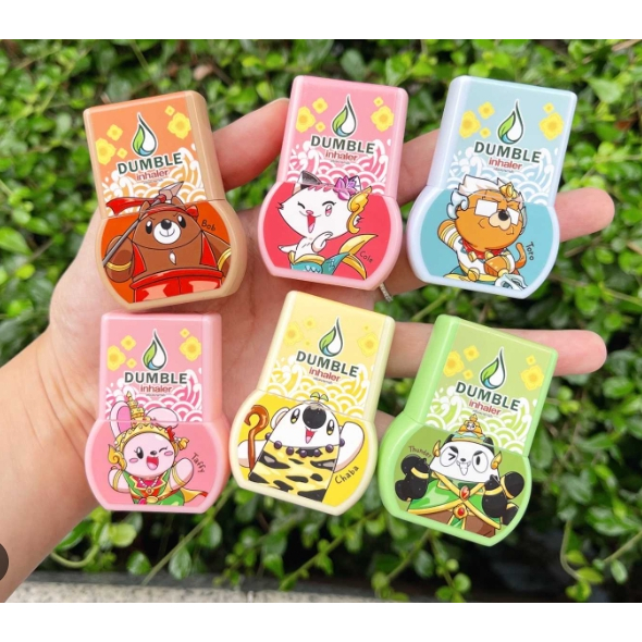 ยาดม2รู ดัมเบิ้ล Dumble Inhaler แจ้งเลือกลายได้ที่ช่องทาง Chatยกกล่อ12 ...