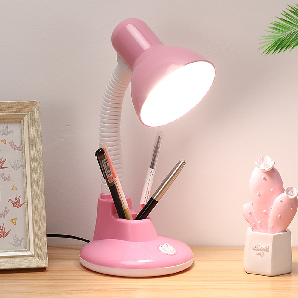 โคมไฟห้องนอนled โคมไฟหัวเตียง Table Lamp มีขาตั้งโทรศัพท์ หมุนได้ 360 ...