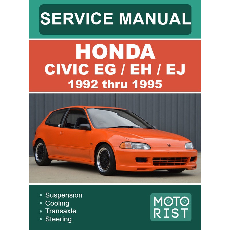 คู่มือซ่อม CIVIC EG 92-95 , Civic EJ 96-20 ตาโต 2รุ่น | Shopee Thailand