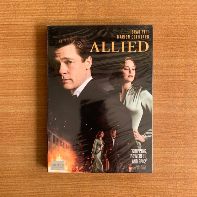 DVD : Allied (2016) สายลับพันธมิตร [มือ 1 ซับไทย ปกสวม] Brad Pitt / Marion Cotillard / ดีวีดี ...