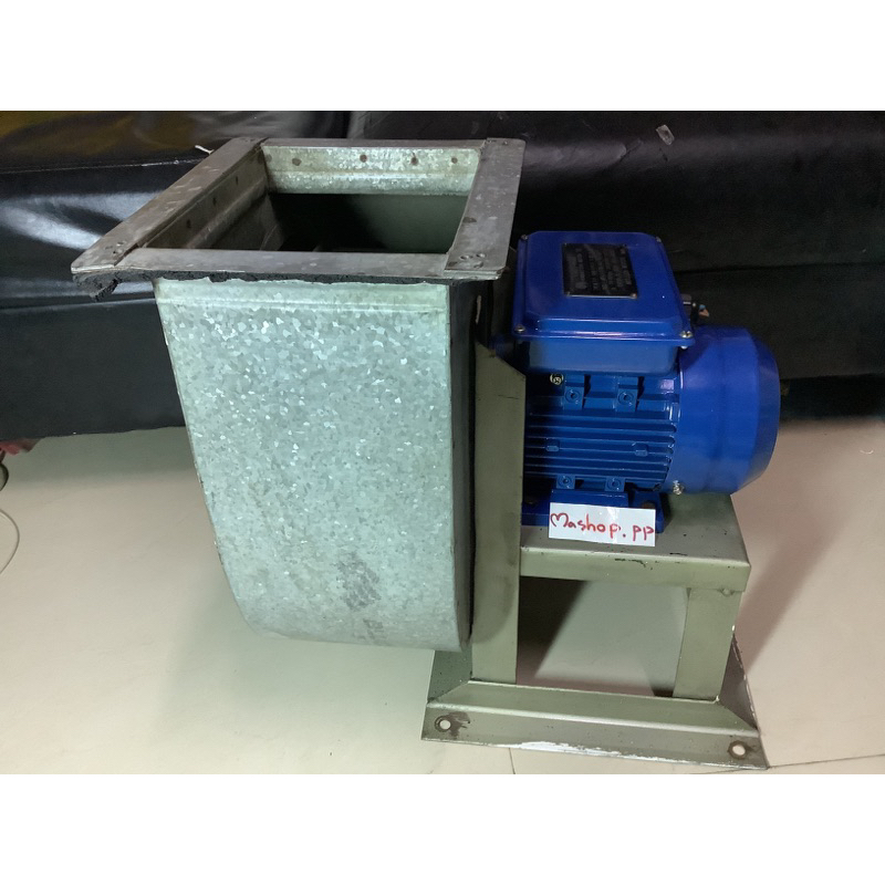 โบล์เวอร์ดูดควัน มือสอง muller motor 0.5 hp 0.37kw 2.81amp 1400 rpm,พัด ...